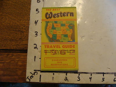 vintage Paper--the BEST WESTERN travel guide 1962, 138 pages | eBay