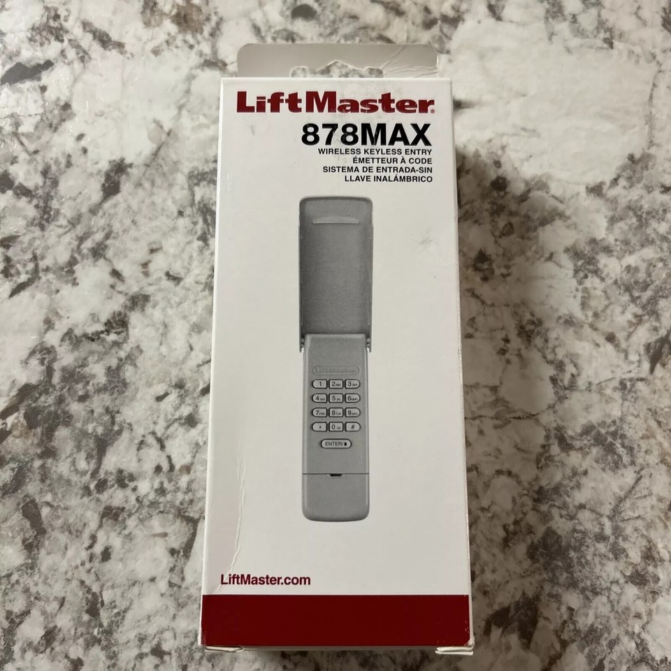 LiftMaster 878MAX Garage Door Keypad Wireless and Keyless Entry System ...