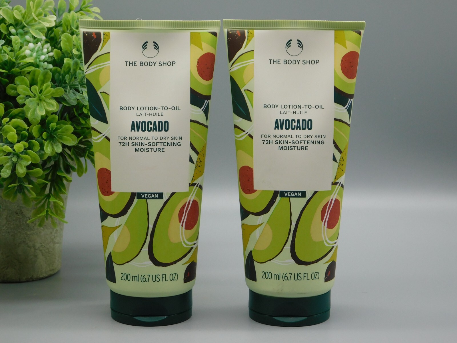 2x The Body Shop Avocado Body Lotion for Normal- Dry Skin 6.7 oz New ...