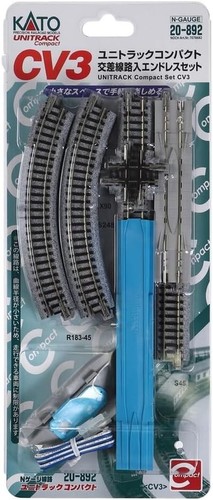KATO N Gauge CV3 Unitrack Compact Cross Track Endless Set 20-892 | eBay UK