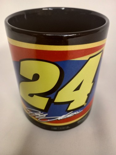 Collectible NASCAR #24 Jeff Gordon Black Ceramic Coffee Mug Cup 2005 ...
