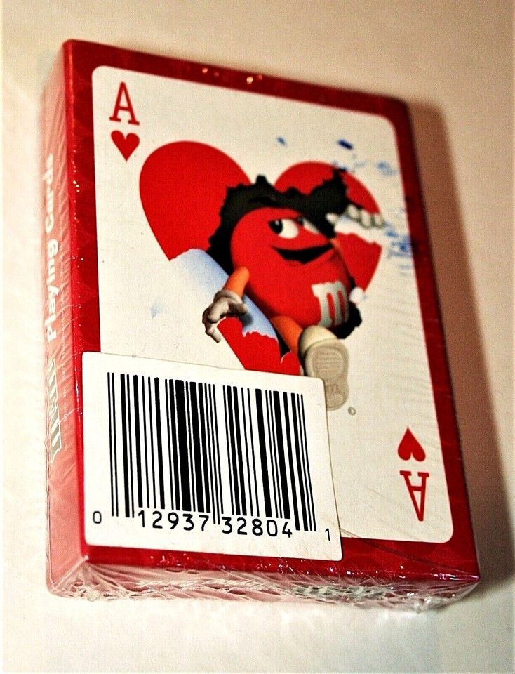 M&M's Red Who's Your Candy Deck Of Playing Cards New Sealed in Box | eBay