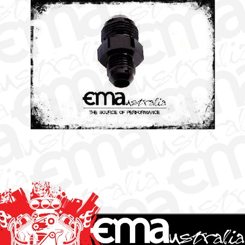 Aeroflow AF815-12-06BLK Male Flare Reducer -12 to -6 Black -12AN to ...