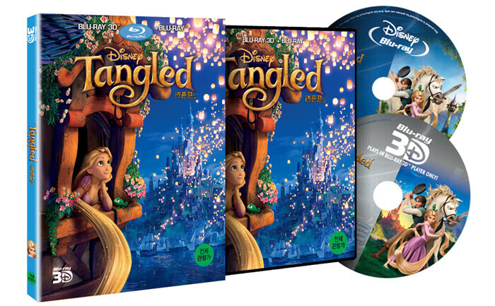 Tangled BLU-RAY 2D & 3D Combo w/ Slipcover | eBay