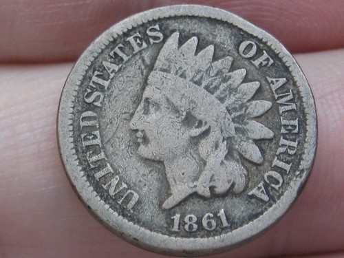 1861 Copper Nickel Indian Head Cent Penny- VG Details | eBay