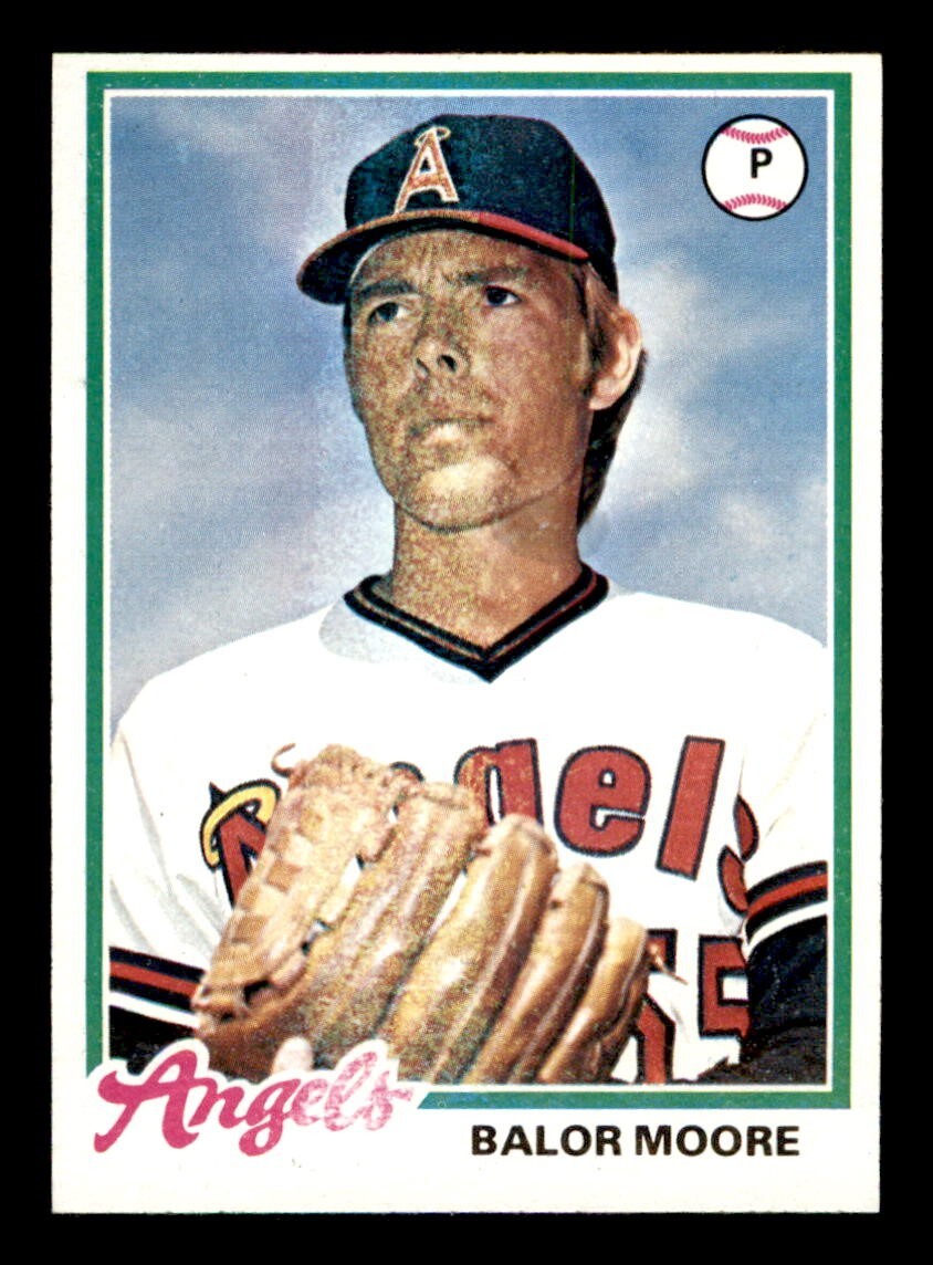 1978 Topps Baseball #368 Balor Moore EX/MT *d7 | eBay
