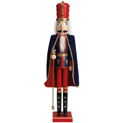 Extra Large Traditional Wooden Christmas Nutcracker King (90cm) | eBay