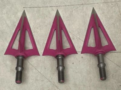 G5 Outdoors Montec Broadheads, 100 Grain (Pack of 3), Pink - 119 | eBay