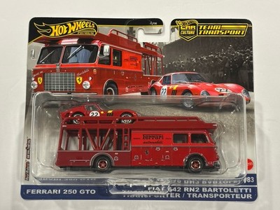 Hot Wheels 2025 Team Transport Ferrari 250 GTO and Fiat 642 RN2 ...