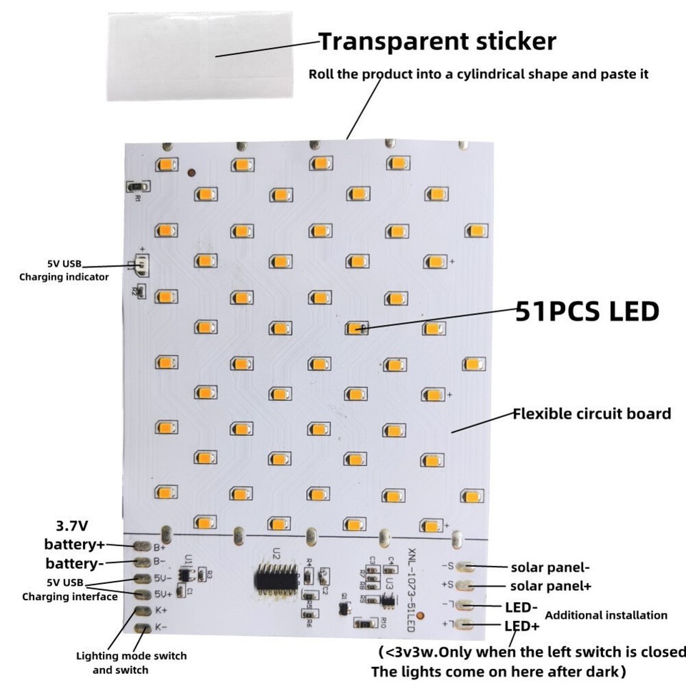 LED Light Strip Circuit Board Automatic Night Activation Multiple ...