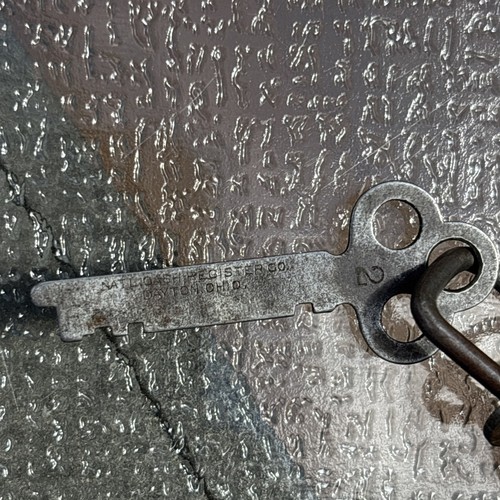 Antique Brass National Cash Register #2 ORIGINAL EARLY KEY NCR | eBay