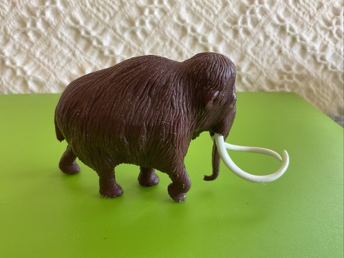 5” x 2.75” Wooly Mammoth Figure Tusks Nice Detail | eBay