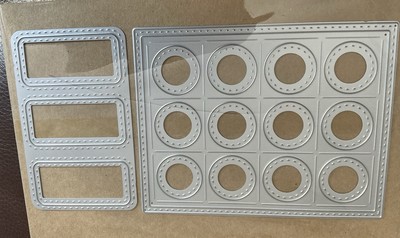 Circles and Rectangles Aperture Frames Die set . Free P&P | eBay UK