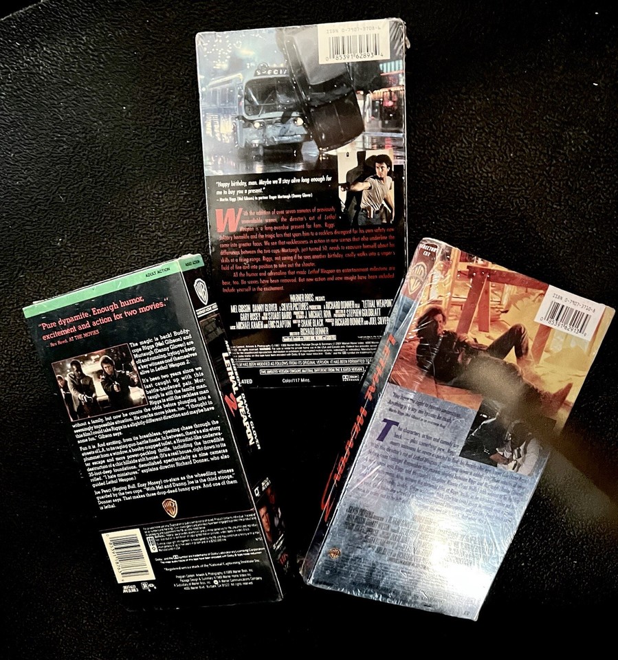 Sealed & Unopened Lethal Weapon Director’s Cut VHS Lot of 3 | eBay