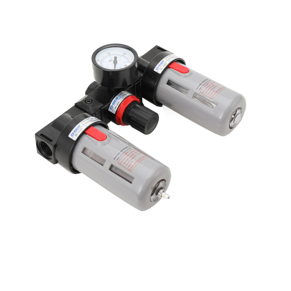 PT1/2'' Water Oil Trap Air Line Filter Regulator Trap Separator ...