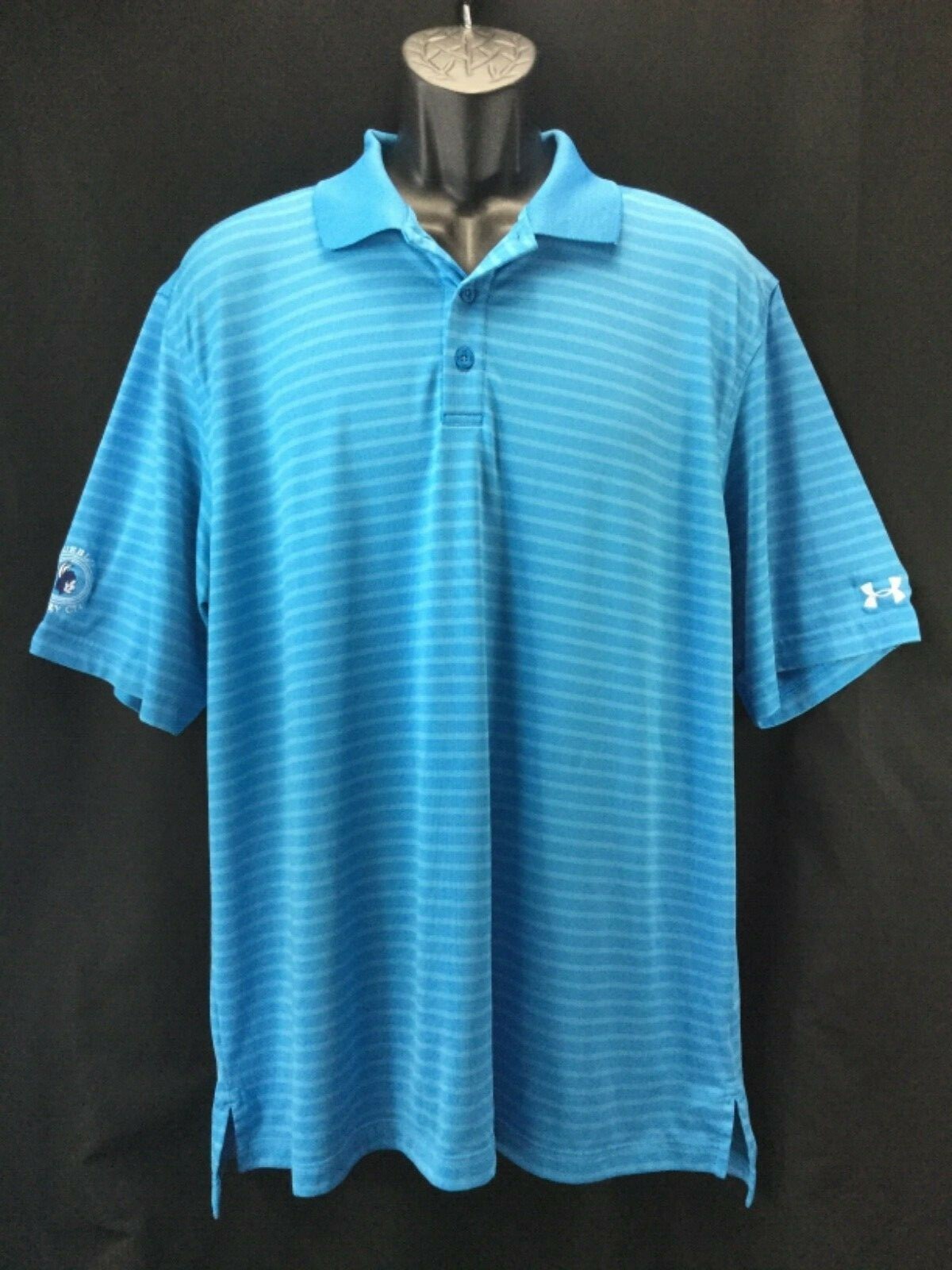 PUEBLO COUNTRY CLUB GOLF UNDER ARMOUR Men Large Blue … - Gem