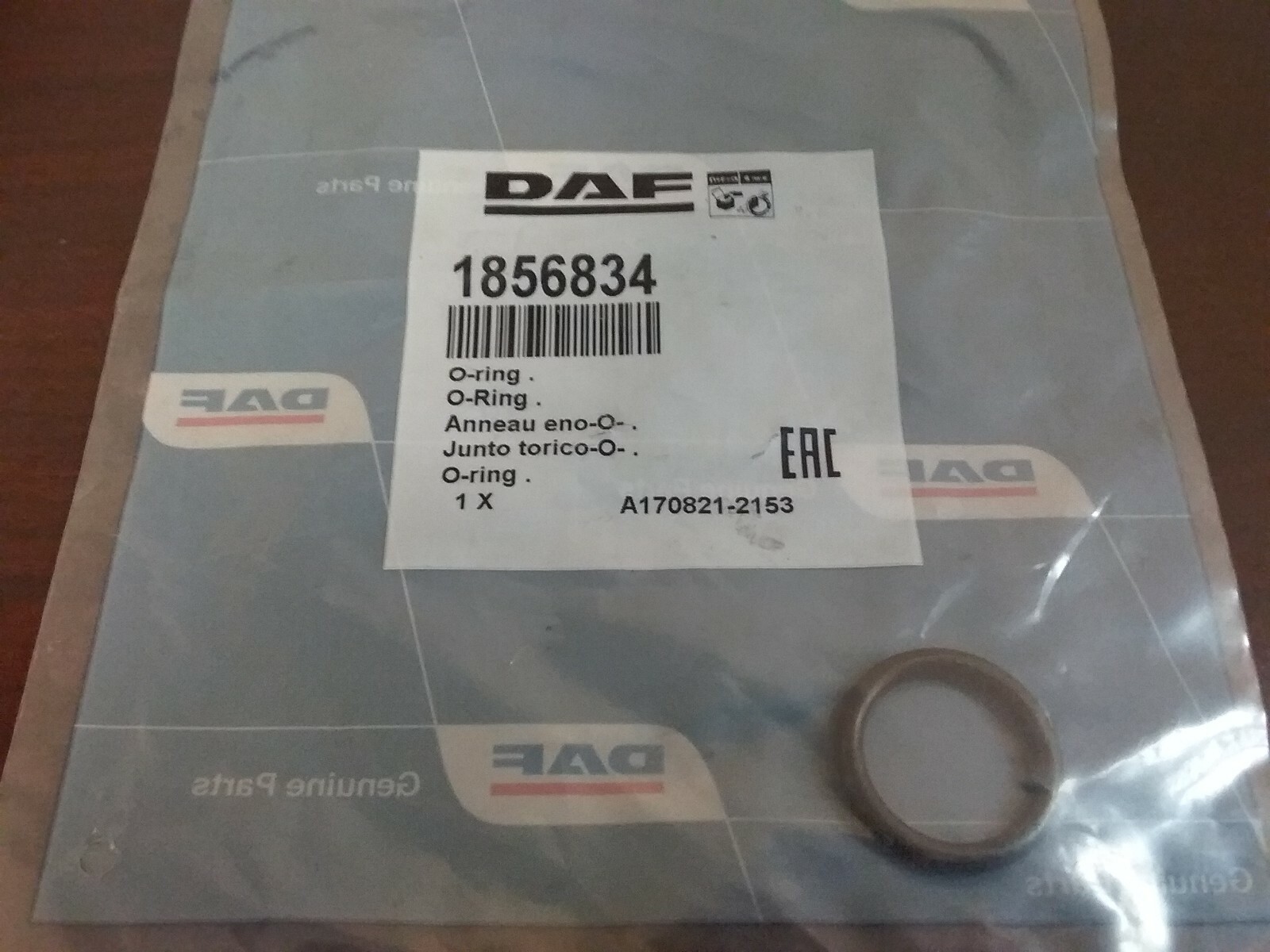 DAF O-Ring 1856834 | eBay