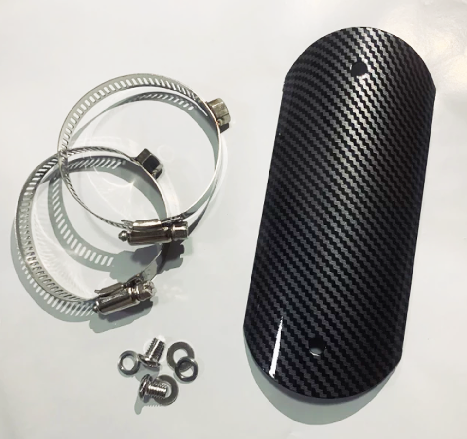 Motorcycle Exhaust Muffler Pipe Heat Shield Cover Protector Guard ...