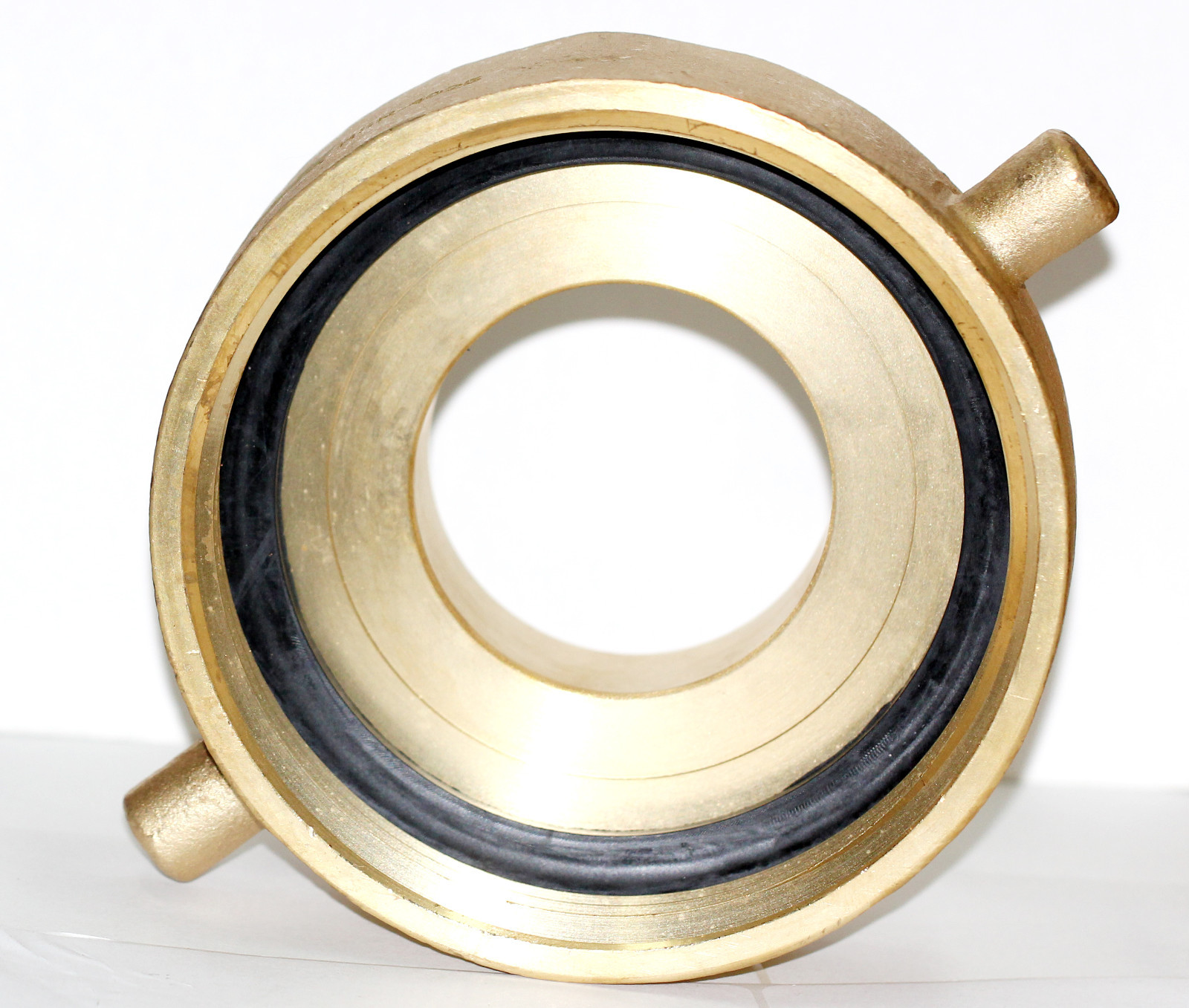 4" NST (NH) Female x 2-1/2" NST (NH) Male Brass Hydrant Reducer Adapter ...