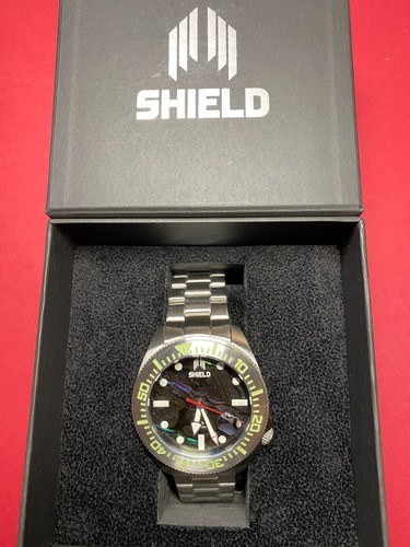 Shield Atlantis Automatic Black Abalone Dial Men's Watch SLDSH108-2 | eBay