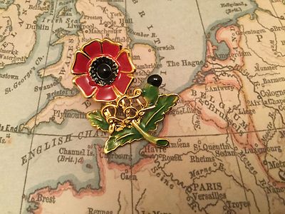 HM ARMED FORCES VETERAN POPPY MOD BRITISH ARMY RUC POLICE UDR pin badge ...