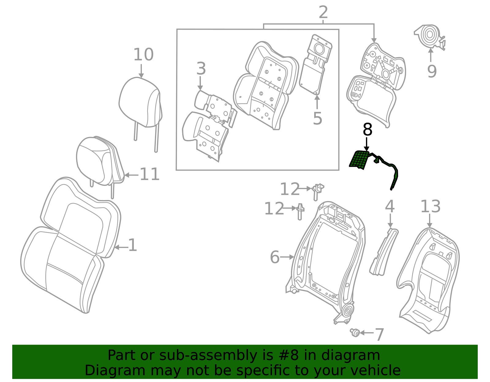 Genuine+Ford+Lumbar+Support+LU5Z1565500C for sale online | eBay