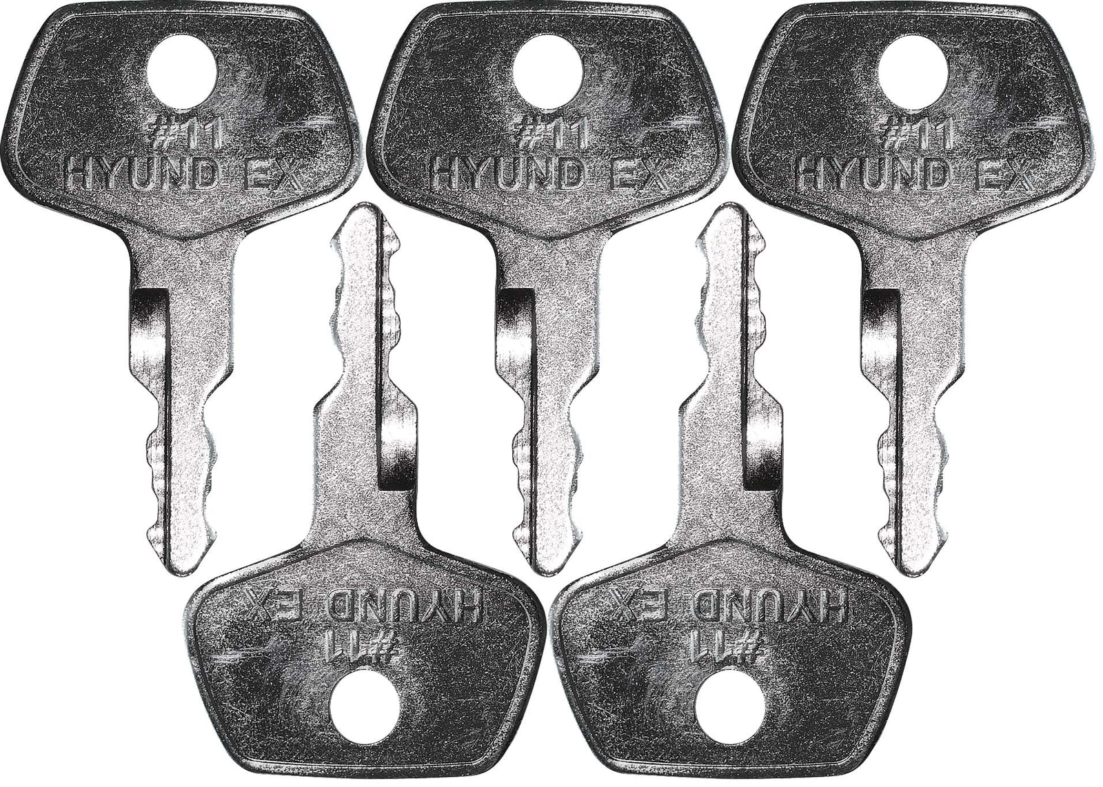 Fits (HD62) Ignition Key for Bobcat/Hitachi/Hyundai/Nogano/Sunward ...