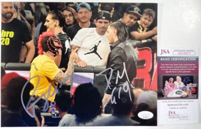 WWE NXT Dominik Mysterio & Rey Mysterio Signed 8x10 Photo B Autograph ...