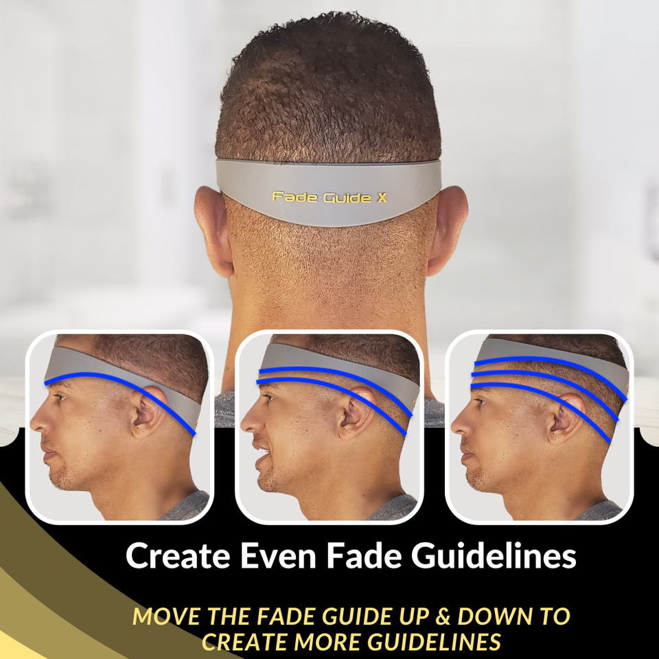 Fade Guide X - Fade Haircut Guide without the edges and Neck Template ...