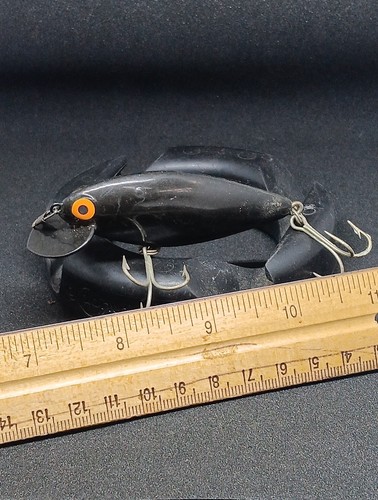 BOMBER Vintage Speed Shad Fishing Lure TOUGH COLOR BLACK 3" | eBay