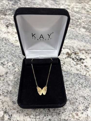 Kay Jewelers Butterfly 10k Gold 18” Chain | eBay