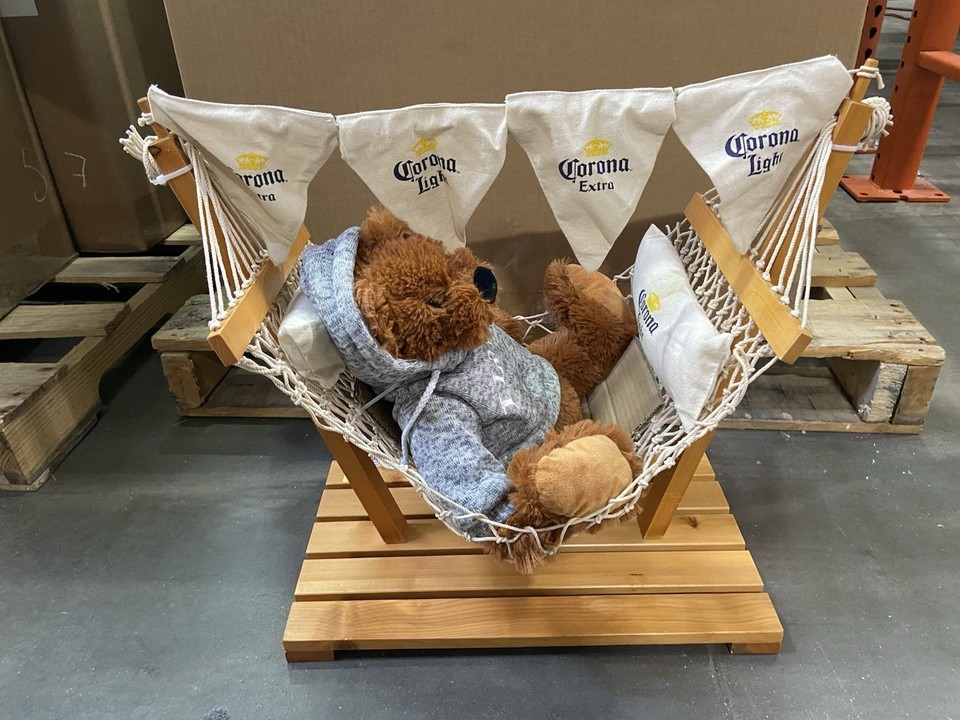 Corona Beer Hammock Display Prop (bear Not Included) | eBay
