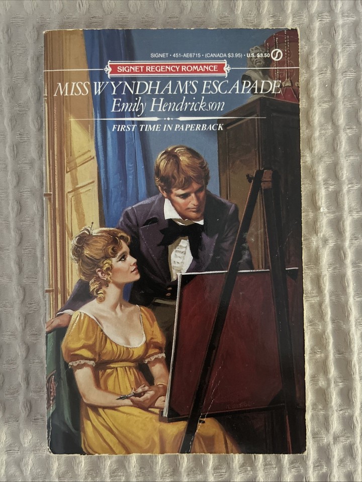 Vintage Signet Regency Romance-Emily Hendrickson-Miss Wyndham's ...