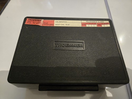 Troemner 1mg to 100g Calibration Scale Weight Set in Box * 19 Weights ...