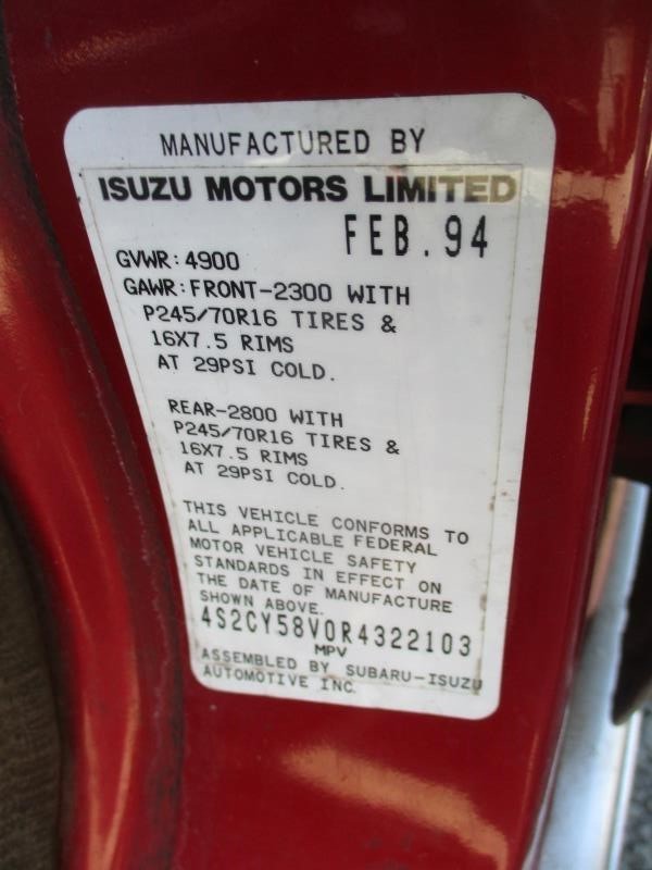 Used Cruise Control Module fits: 1994 Isuzu rodeo Cruise Control RH ...