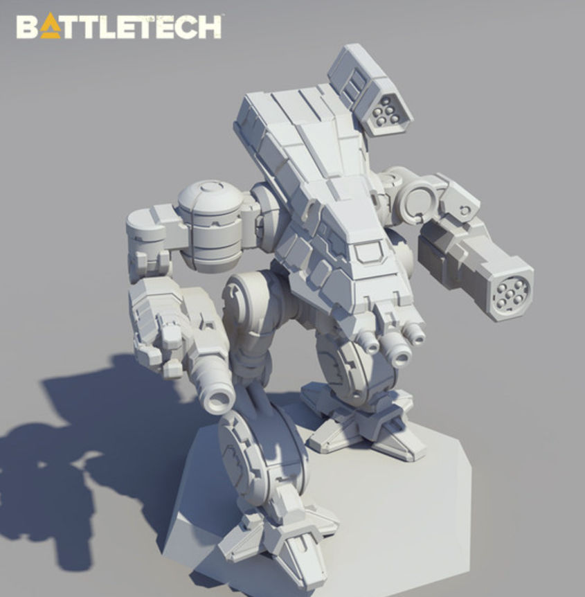 Battletech Bushwacker Mech + Pilot Cards Alpha Strike Inner Heavy ...