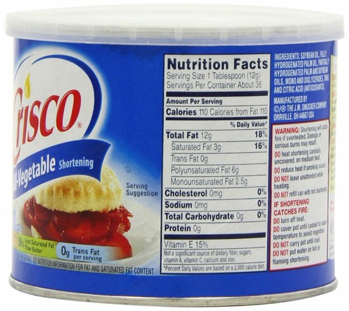 Crisco 453g Vegetable Shortening Lubricant | eBay