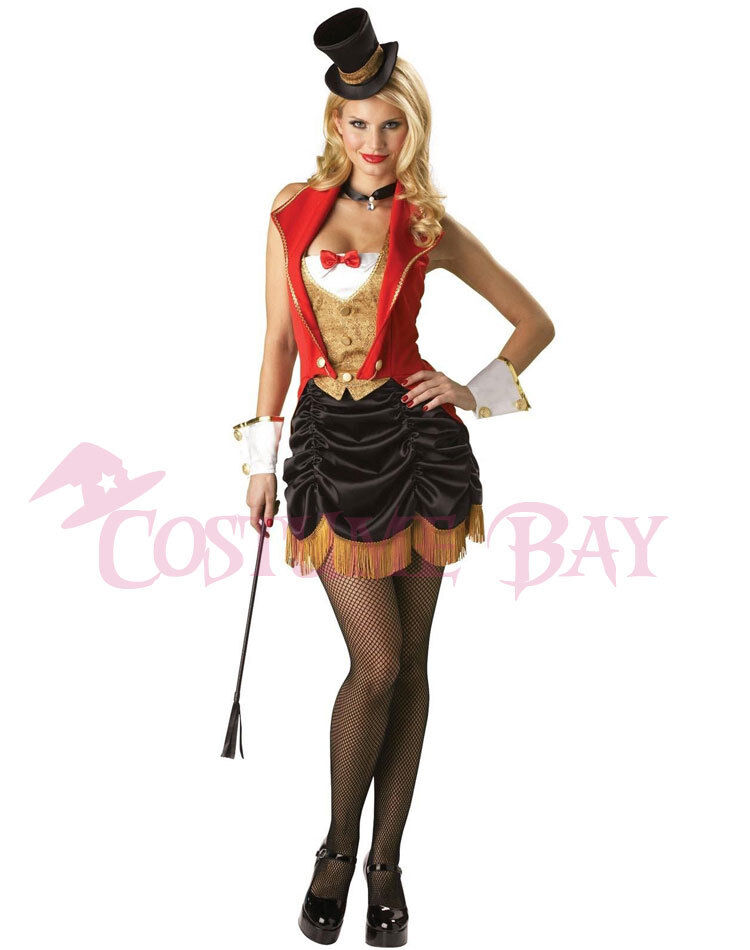 Ringmaster Magician Mistress Circus Lion Tamer Showgirl Fancy Dress