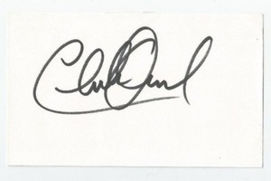 CHARLIE DANIELS Signed Index Card AUTOGRAPH AUTHENTIC Country Music ...
