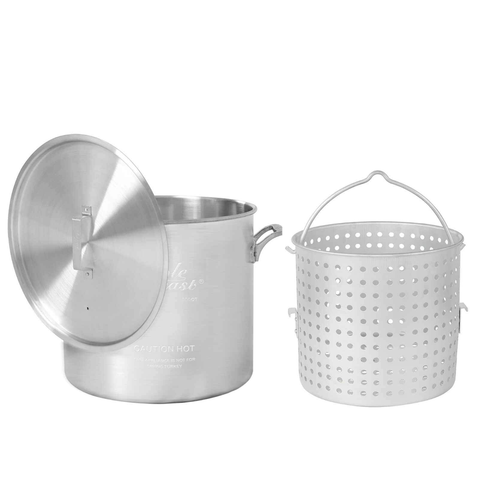 Creole Feast 100 QT Seafood Boiling Kit Outdoor Crawfish Fish Boiler ...