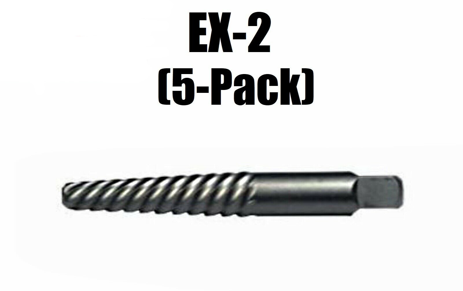 #57110 Norseman/Viking EX-2 Screw & Pipe Extractors Hi-Carbon Steel (5 ...