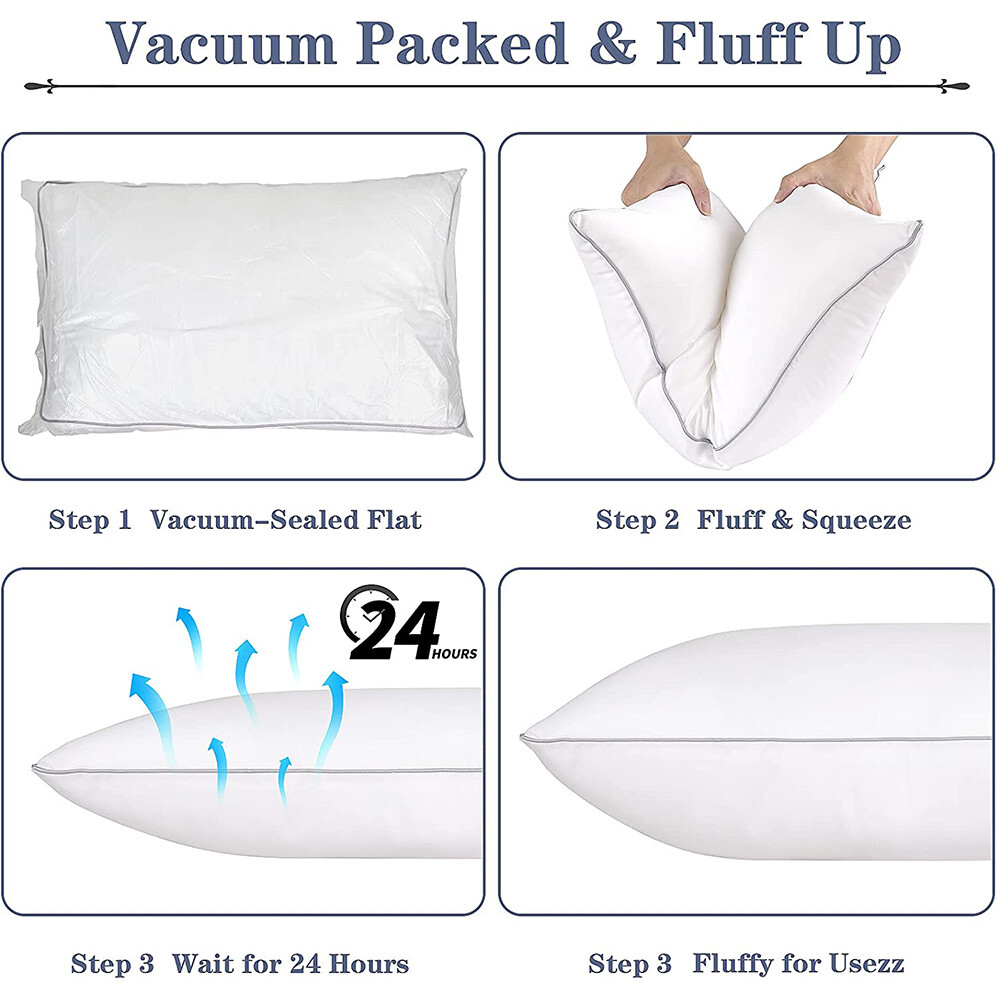 Large Bed Pillow King Size|50x90cm Hotel Collection Sleeping Pillows ...