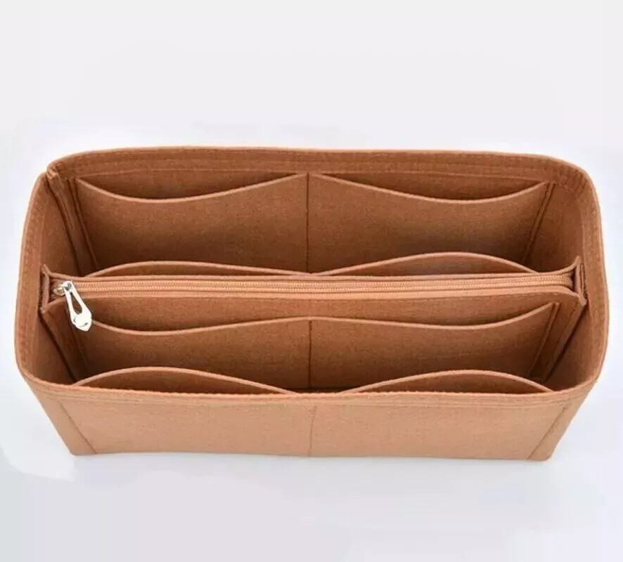 Travel Organiser Handbag Felt Bag Tote Insert Liner Purse Pouch Women ...