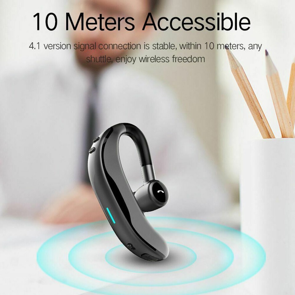 Bluetooth Wireless Earpiece Business Single In Ear Earbuds for Driving ...