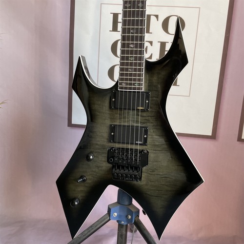 Left Handed Warlock EXtreme Electric Guitar Flamed Maple Top HH Pickups ...