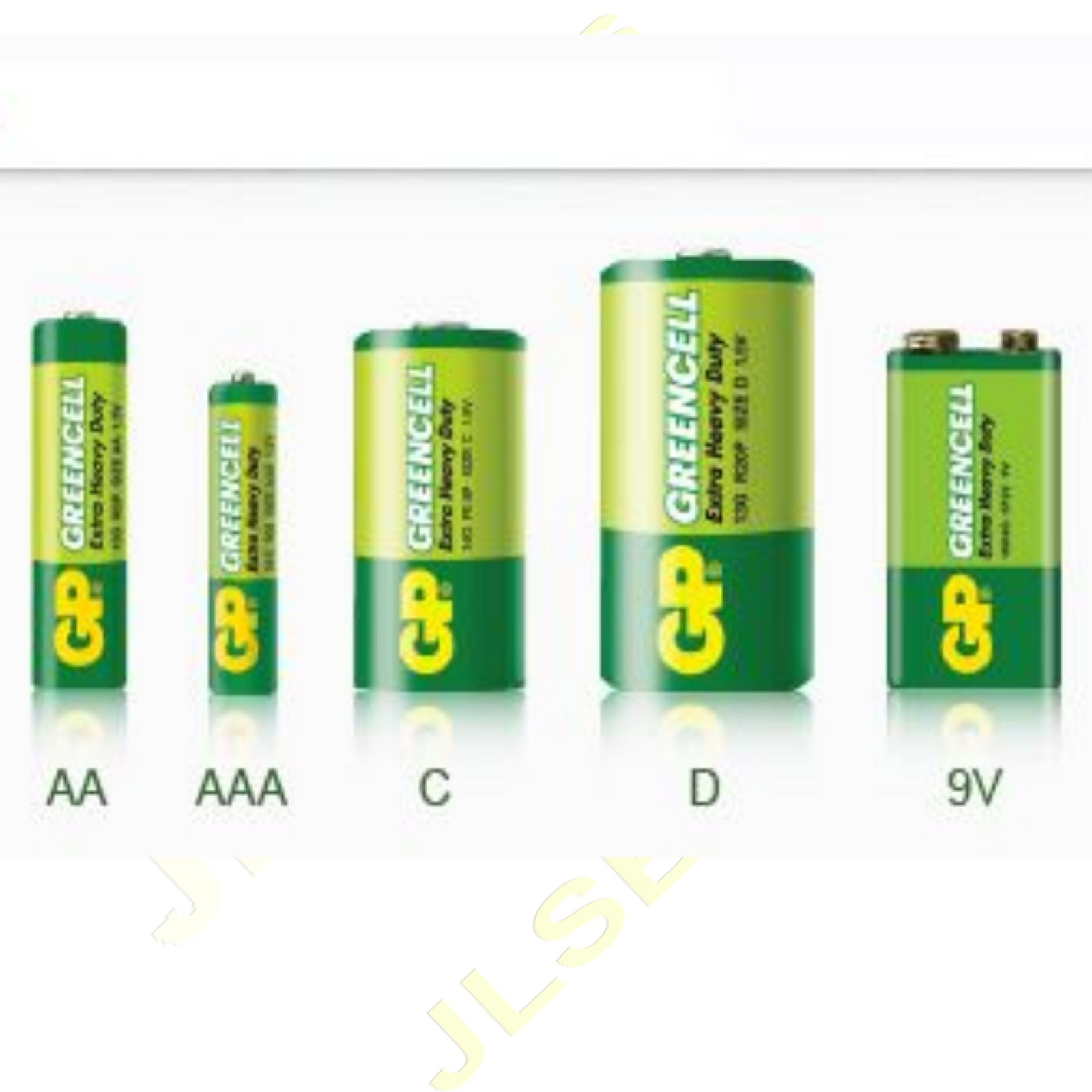 GP Greencell BATTERIES AA/AAA/9V/C/D SIZE BATTERIES MULTIPLE QTY Heavy ...