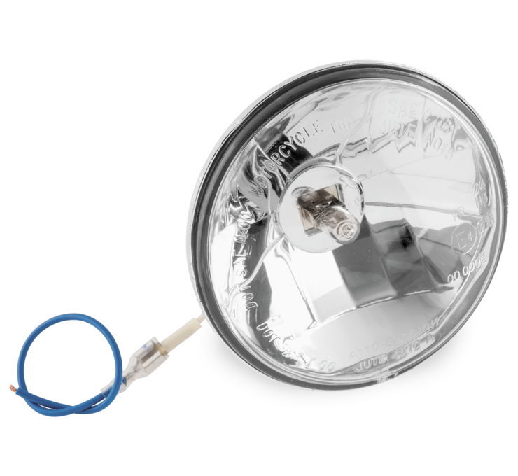 Biker's Choice 4-1/2in. Headlight Clear Lens - 55W - H3 Bulb JA110/S-H3 ...