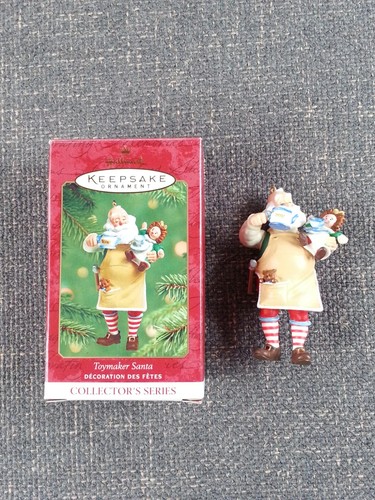 2001 Hallmark Keepsake Christmas Holiday Tree Ornament Toymaker Santa ...