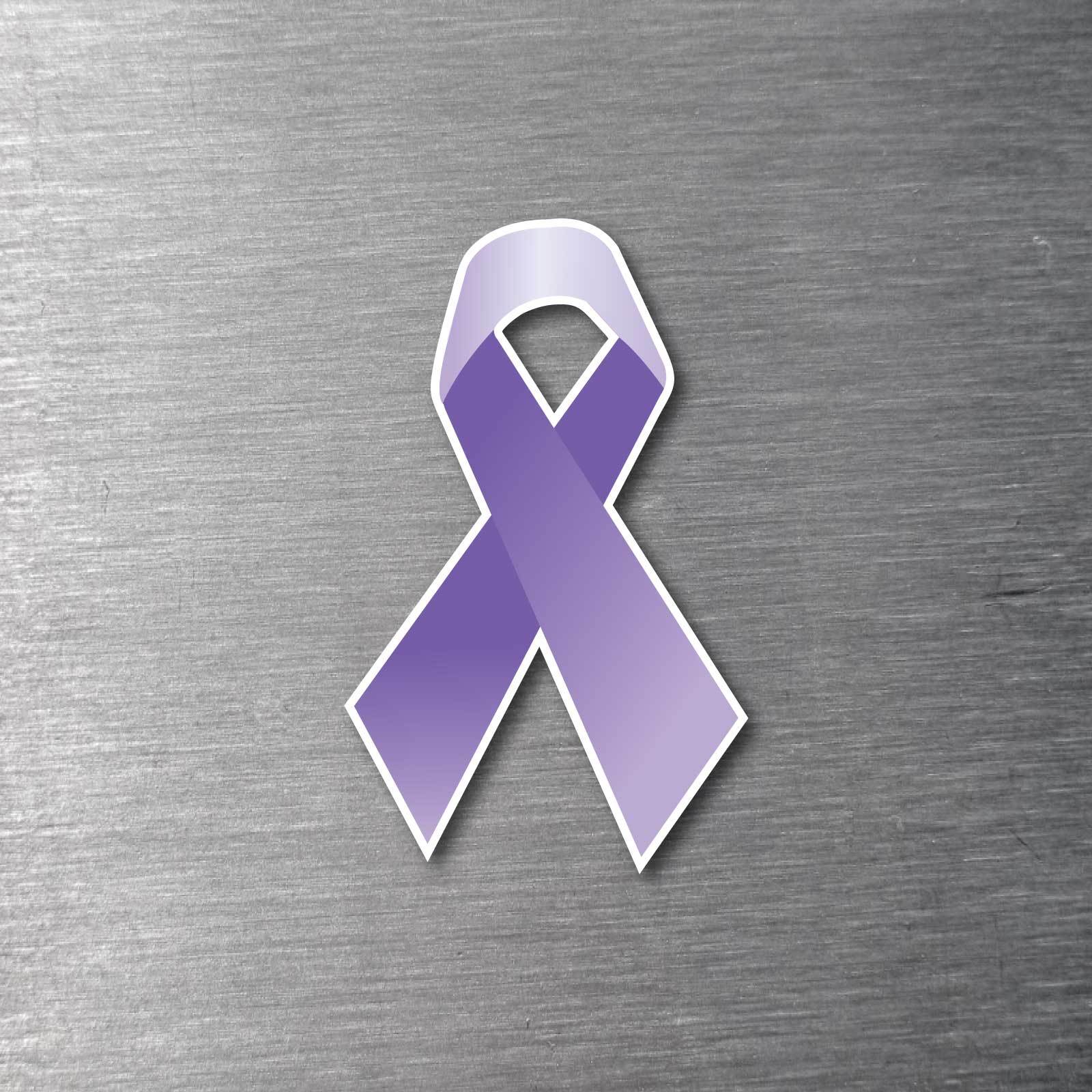 Periwinkle ribbon gastric cancer support sticker quality water/ fade ...