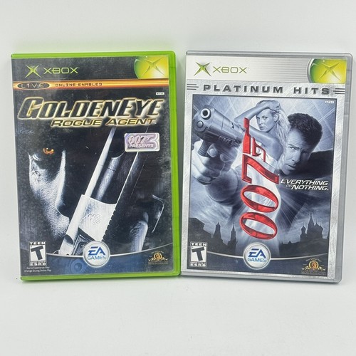 James Bond 007 Everything or Nothing & Goldeneye Rogue Agent Xbox Lot ...